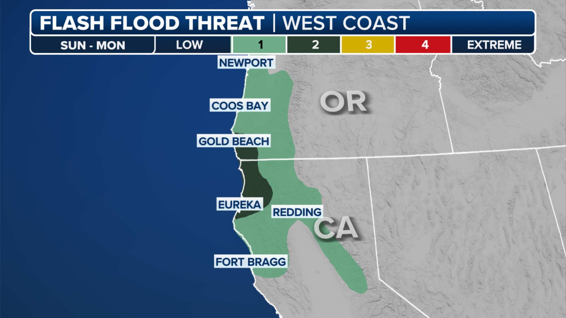 Flash Flooding Severe Thunderstorms Possible In The Pacific Northwest